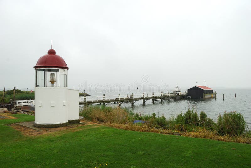 Northern Bay with Lighthouse Stock Image - Image of quay, ocean: 23606159