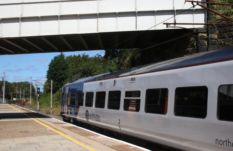 Northern Express Sprinter Train Leaving Lancaster Editorial Image ...