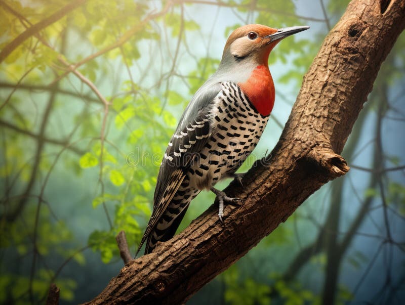 Northern Flicker stock illustration. Illustration of black - 293687126