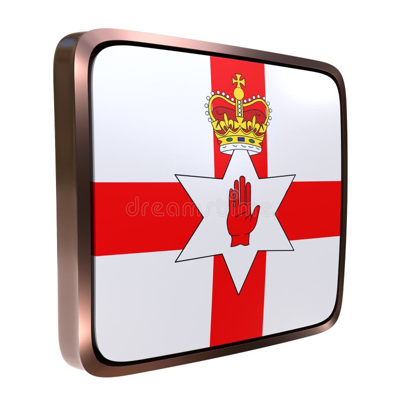 Northern Ireland icon flag stock illustration. Illustration of icon ...