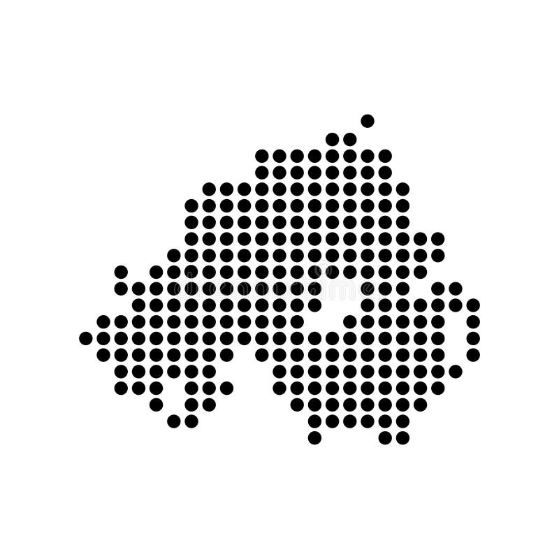 Northern Ireland Map Icon stock illustration. Illustration of britain ...