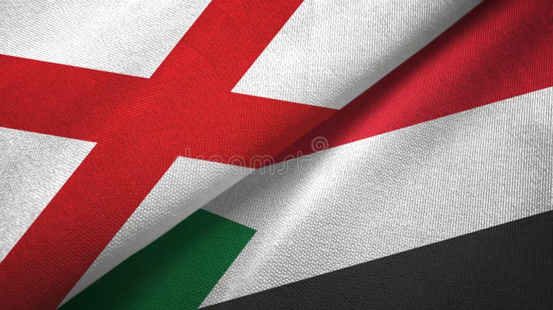 Northern Ireland Saint Patrick S Saltire and Sudan Two Flags Stock ...
