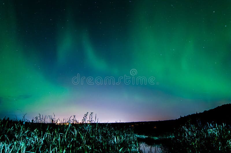 Northern Lights stock photo. Image of lights, nightime - 45248772