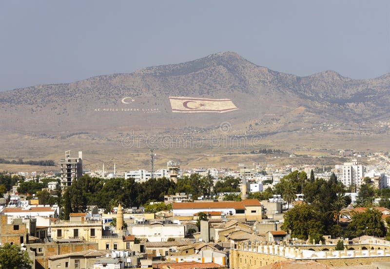 Roofs of Nicosia stock image. Image of cyprus, selimiye - 16773853