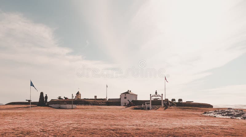 Vardohus Fortress from 1306 at Vardo in Northern Norway Stock Photo ...