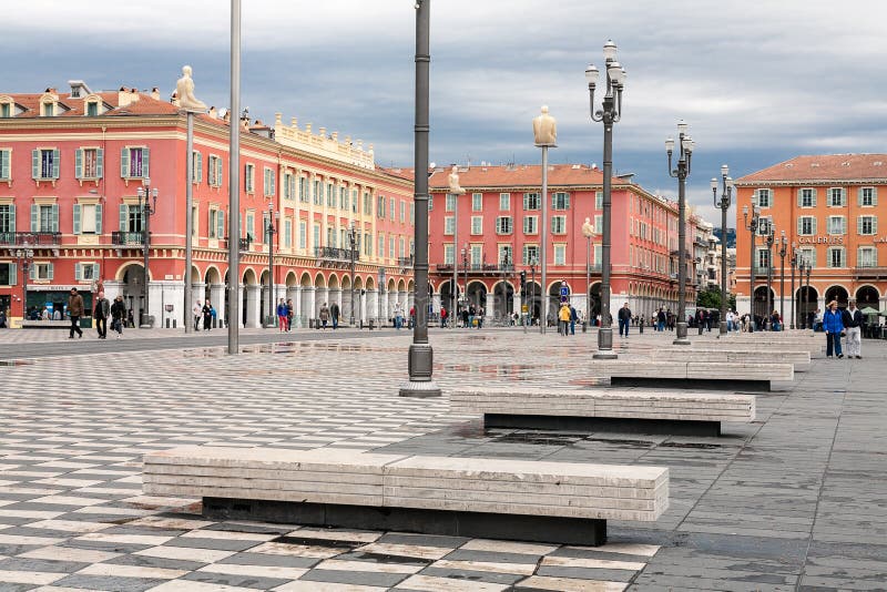 Northern Part of Massena Square in Nice in France Editorial Image ...