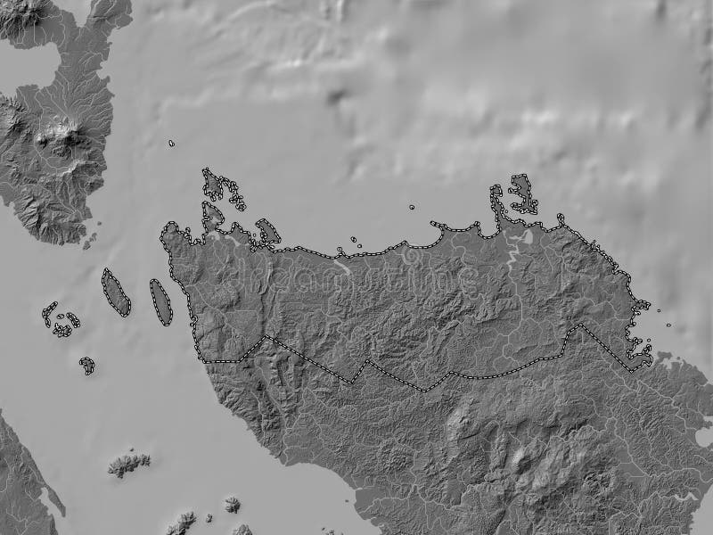 Northern Samar, Philippines. Bilevel. No Legend Stock Illustration ...