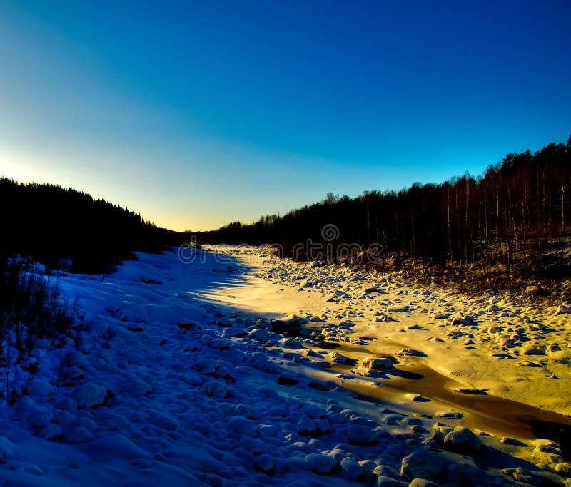 Northern scenery stock image. Image of chilly, setting - 4345985