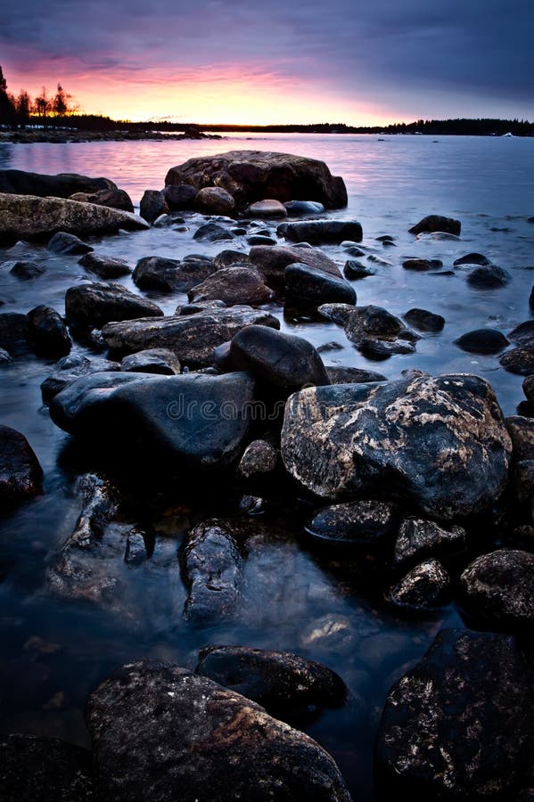 Northern shoreline stock image. Image of ocean, outdoor - 14140491