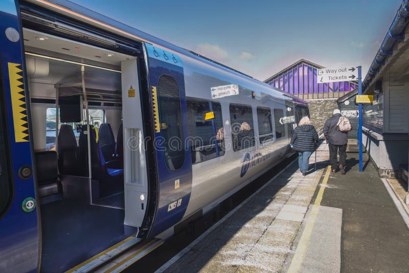 Northern Train Services Terminate at Windermere in the Lake District ...