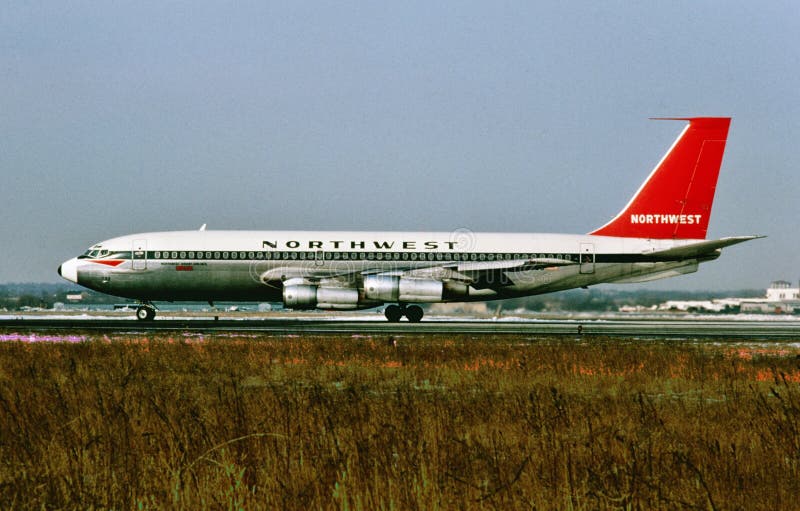 Northwest Boeing B-720-051B N733US CN 18386 LN 237 Editorial Photo ...