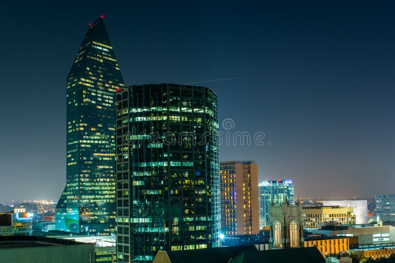 Northwest Dallas Atmosphere Stock Photo - Image of structures ...