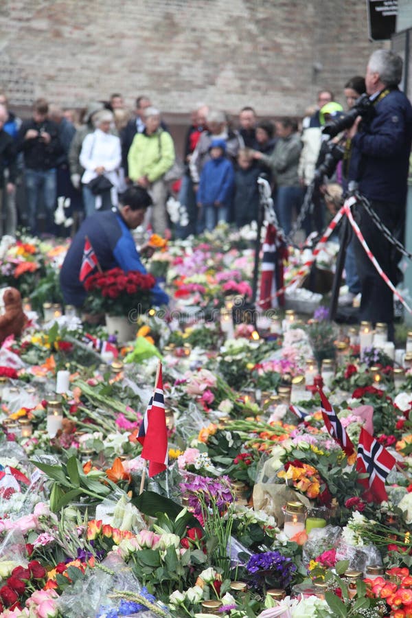 Memory of Victims of Norway Attack at Island Utoya Editorial ...