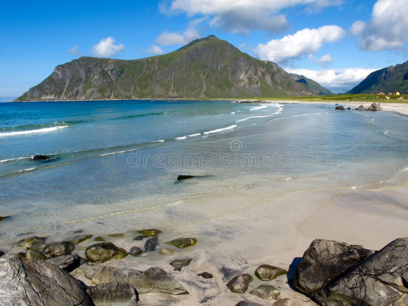Norway beach stock photo. Image of norwegian, island - 20995484