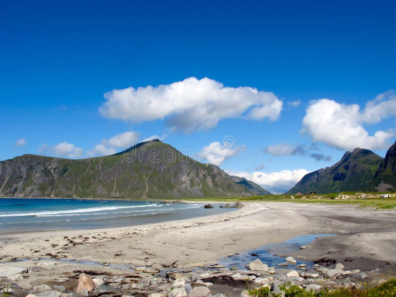 Norway beach stock photo. Image of view, idyllic, tourism - 21001130