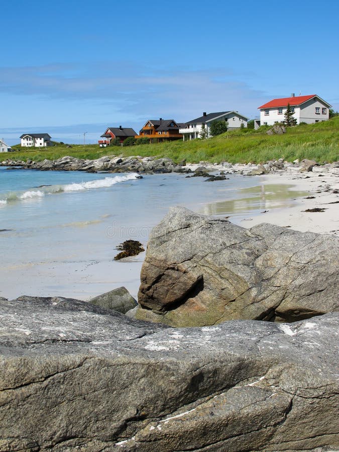 Norway beach stock photo. Image of norwegian, island - 20995484