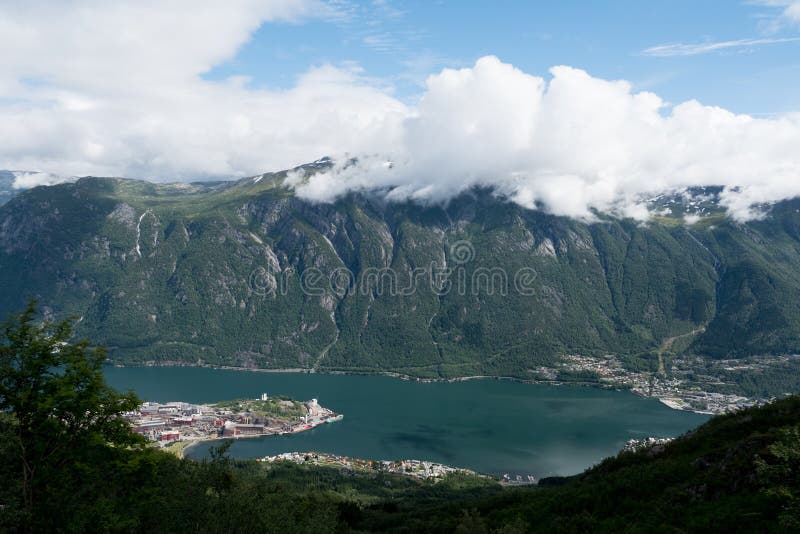 Norway - Big Fjord Panaramic View Stock Photo - Image of europe, north ...