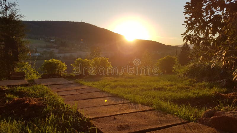 Norway chill evening stock photo. Image of sunset, nature - 117561562