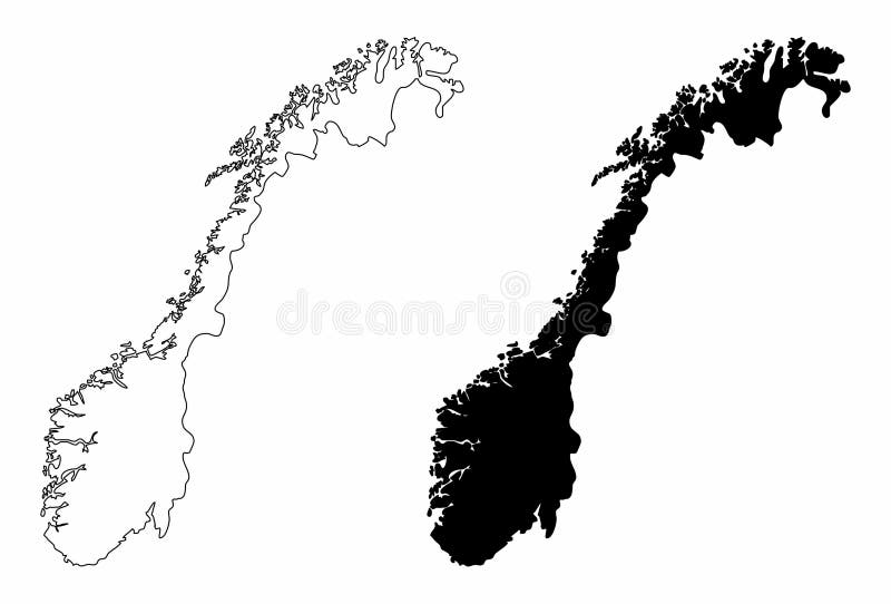 Norway contour maps stock vector. Illustration of area - 274496581 Norway contour maps stock vector. Illustration of area - 274496581