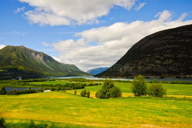 Norway countryside stock photo. Image of norway, mountains - 15225468