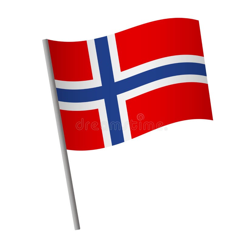 Norway flag icon stock illustration. Illustration of country - 136584120