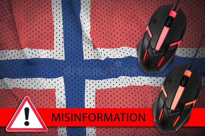 Norway Flag and Two Computer Mouses. Misinformation during Coronavirus ...