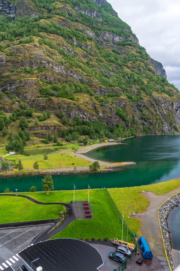 Flåm Flaam Norway from Enchanted Princess Editorial Stock Image - Image ...