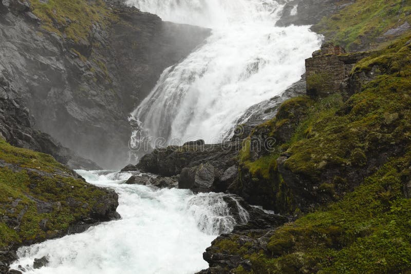 Norway: Kjosfossen Waterfall Stock Photo - Image of norway, scandinavia ...