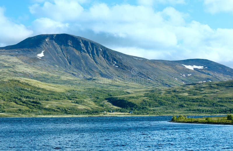 Norway mountain lake stock image. Image of slope, mountain - 37608683