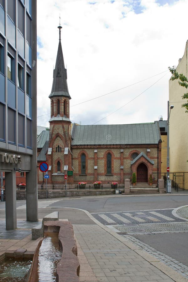 Norway, Oslo, Church St. Edmunds Editorial Image - Image of landmark ...