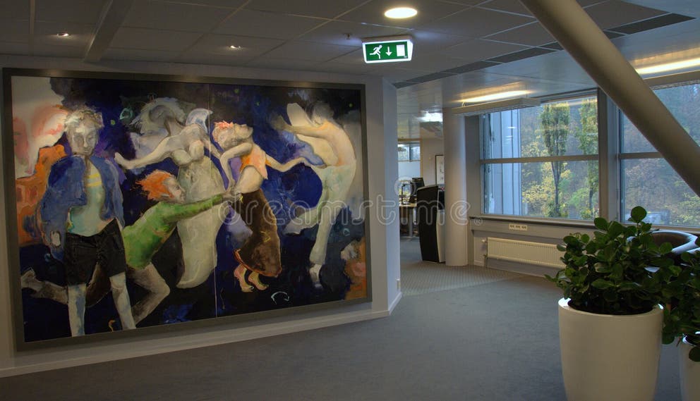 Norway, Oslo, Interior in Hi-tech Style Editorial Photo - Image of ...