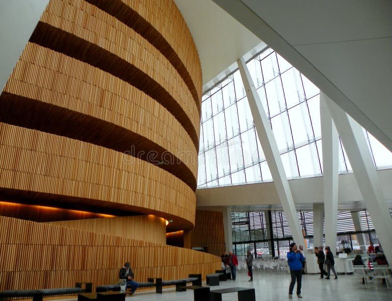 Norway, Oslo, Interior of the Oslo Opera House Editorial Photo - Image ...