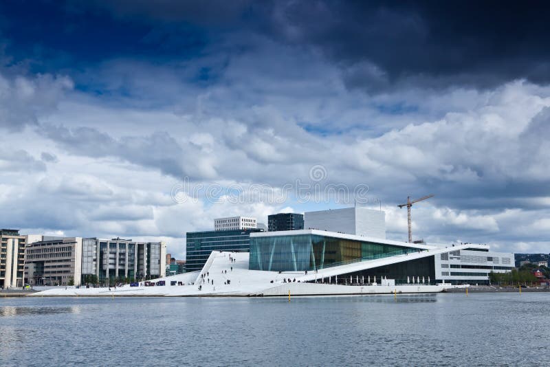 Norway - Oslo opera editorial stock image. Image of europe - 51040584