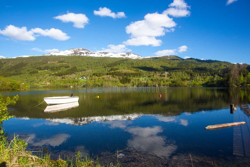 Norway spring landscape stock photo. Image of mountain - 43542006