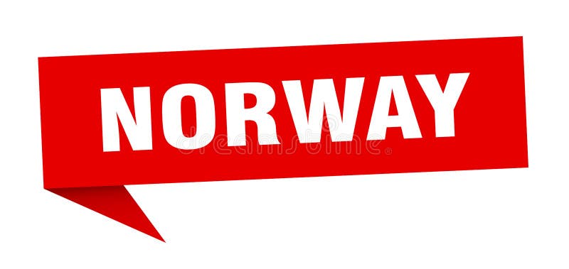 Norway Sticker. Norway Signpost Pointer Sign Stock Vector ...