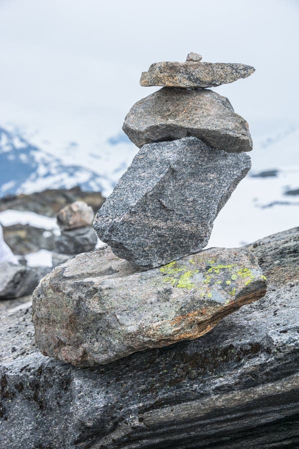 Stone pyramid, Norway stock image. Image of stone, sandstone - 18932745