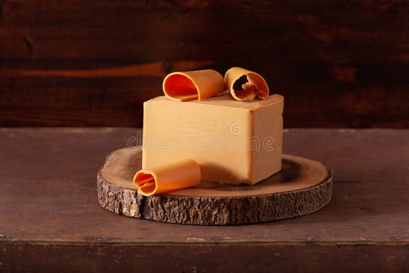 Norwegian Brunost Traditional Brown Cheese Stock Image - Image of ...