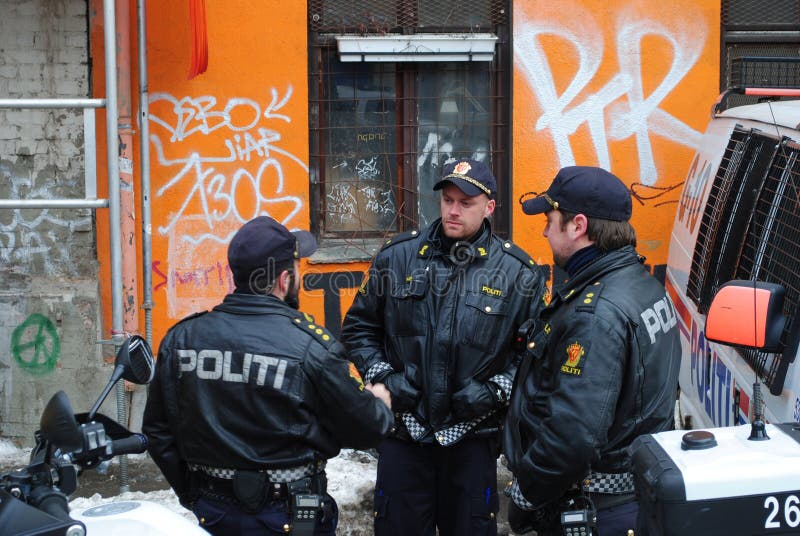 Norwegian cops editorial photo. Image of cops, protection - 46136341
