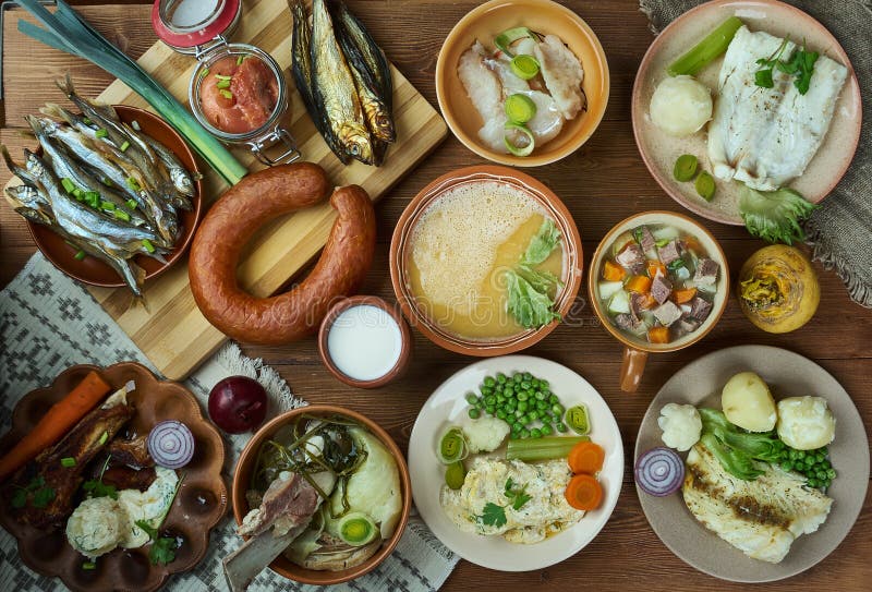 Norwegian cuisine stock photo. Image of norwegian, lutefisk - 132320162