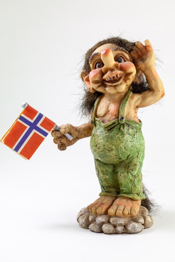 Norwegian Elf Trolls King of Woods Crafts Stock Photo - Image of ...