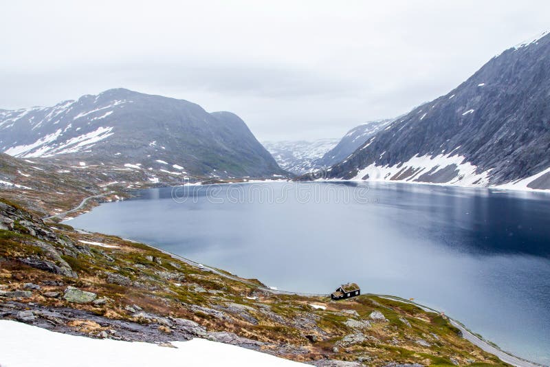 Norwegian Fjord Landscape in Summer Stock Photo - Image of heritage ...