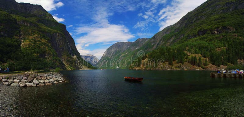 Norwegian fjords stock image. Image of travel, spring - 42641155