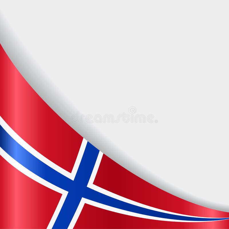 Norwegian Flag Background. Vector Illustration. Stock Vector ...