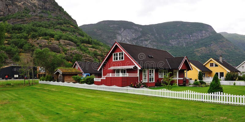 Norwegian House stock photo. Image of countries, color - 26208948
