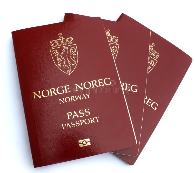 Norwegian passports stock photo. Image of vacation, colour - 8469344