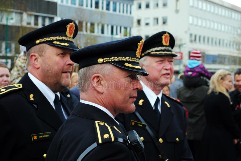 Norwegian police editorial photo. Image of parade, protect - 46136766