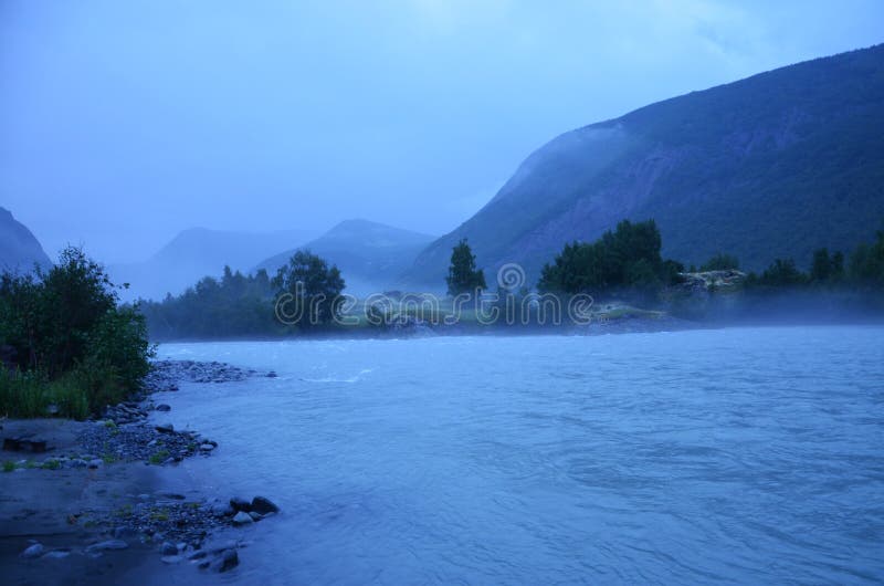 Norwegian river stock image. Image of view, river, norway - 43593751