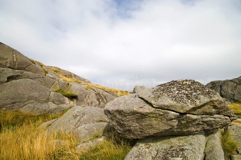 Norwegian rocks stock image. Image of copy, landscape - 3485863