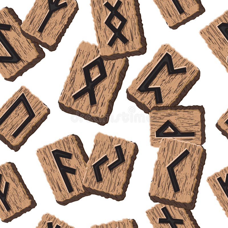 Norwegian Rune Icons Vector Set of Three Pieces Stock Vector ...