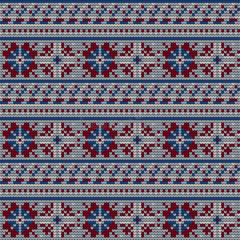 Set of Norwegian Star Knitting Patterns Stock Illustration ...